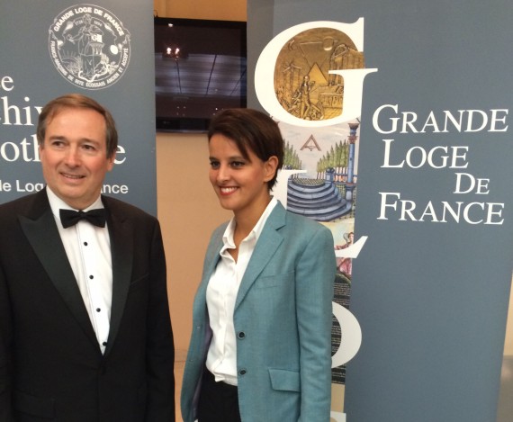 Dîner annuel de la Grande Loge de France avec J. Toubon, A. Bidar et ...