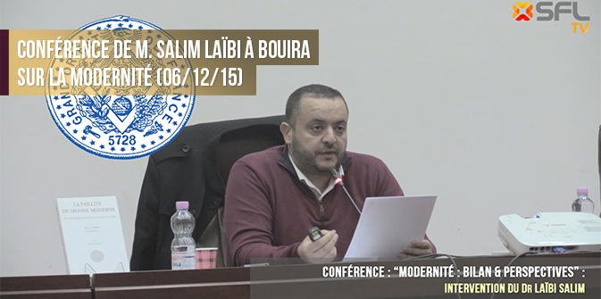 Conférence tenue à Bouira par M. Salim Laïbi sur le thème de la ...