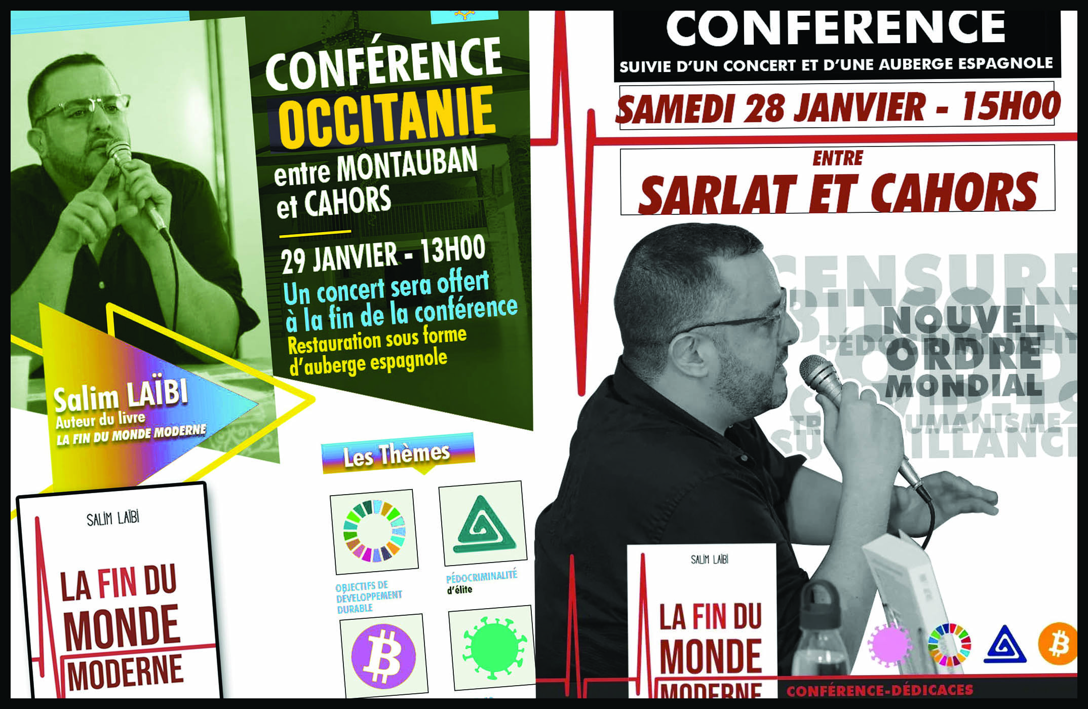 Les 2 prochaines conférences de Salim Laïbi en Occitanie fin janvier ...