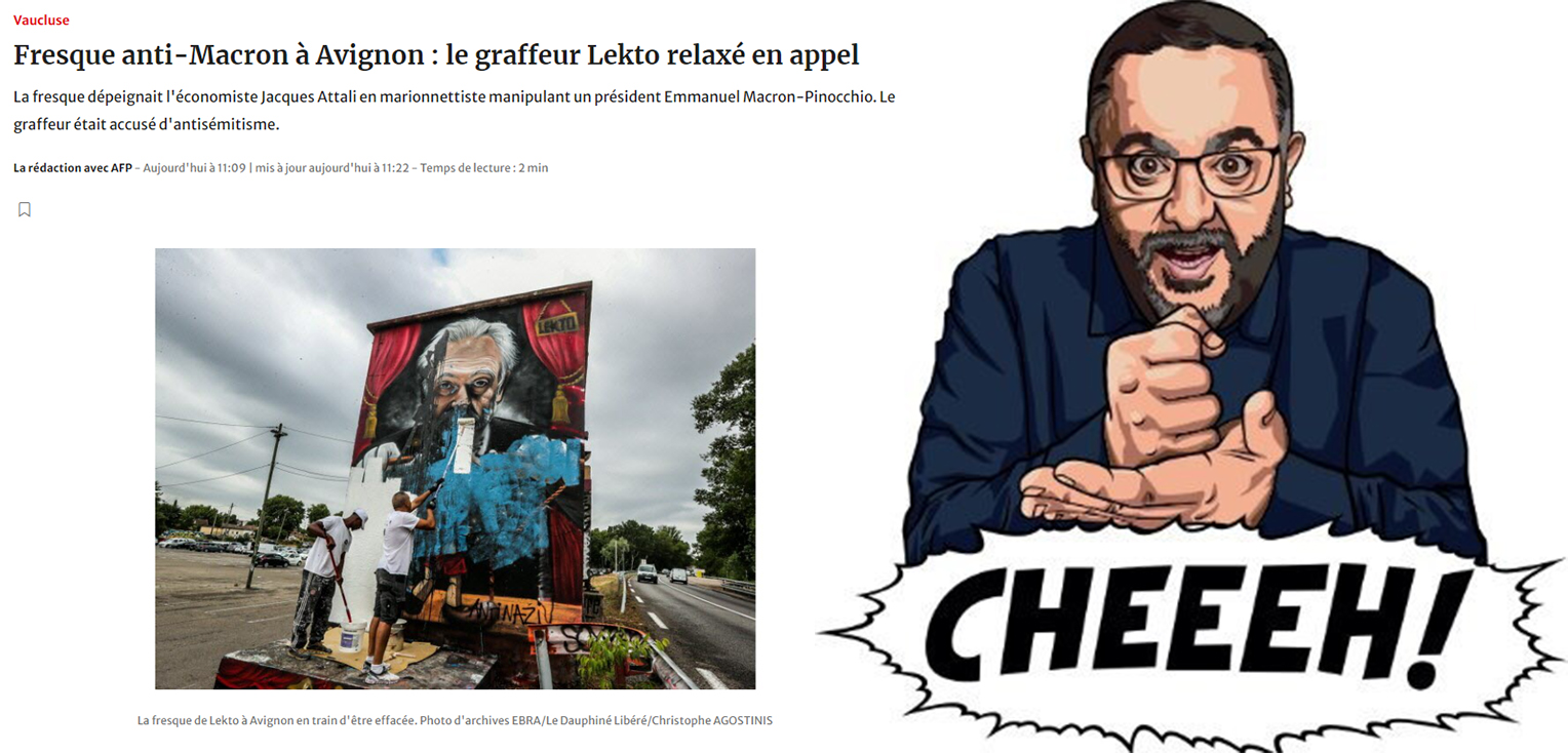 Fresque macron/Attali : relaxe confirmée de Letko ! Cheeeh ! - Le Libre ...